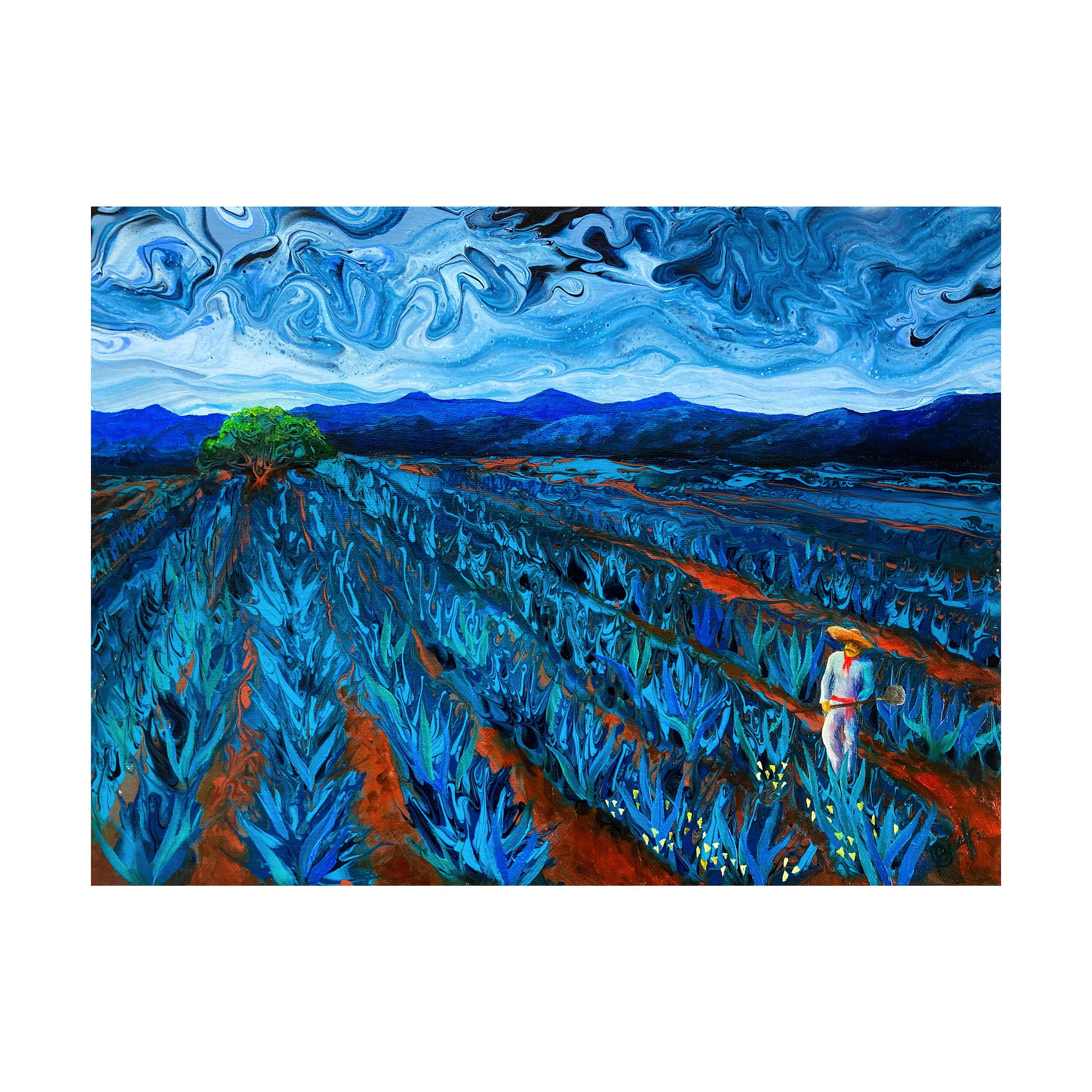Agave Field Painting - Etsy