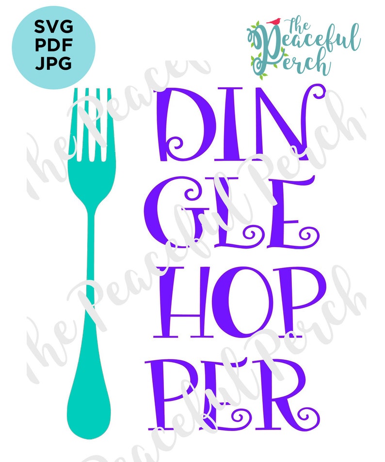 Dinglehopper SVG PNG PDF Cuttable File Digital Download - Etsy