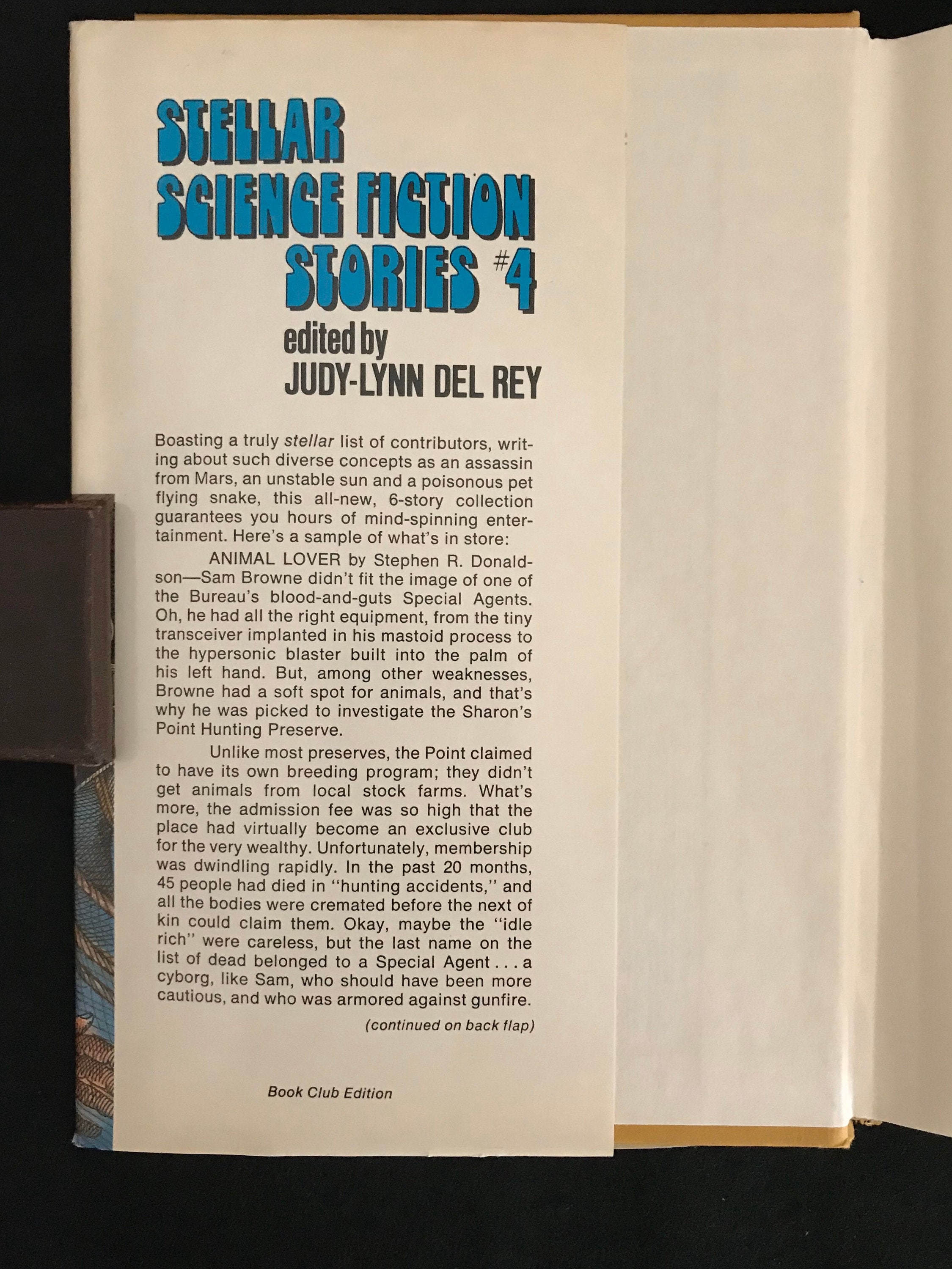 Stellar Science Fiction Stories 4 Edited by Judy-Lynn Del Rey | Etsy