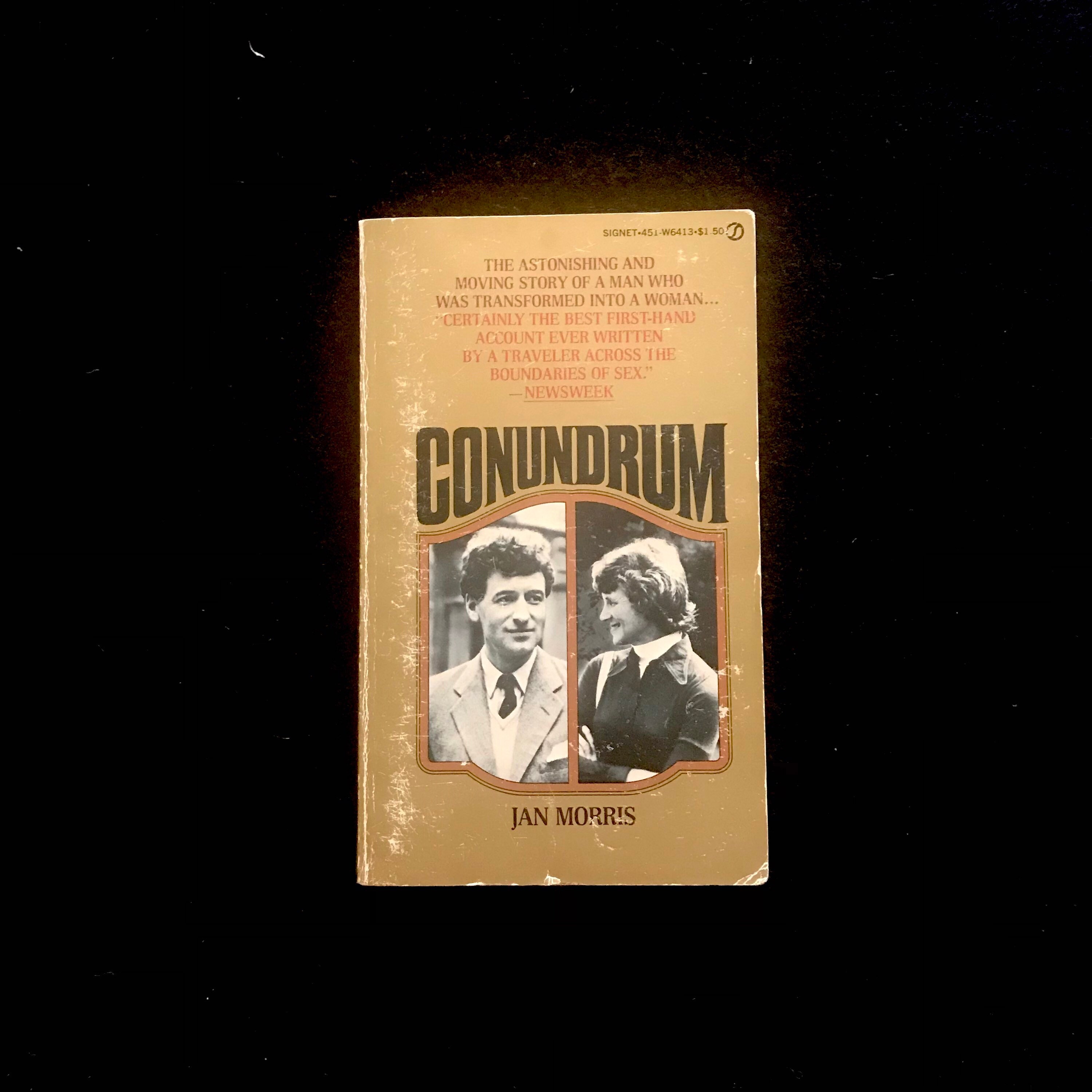 Conundrum by Jan Morris 1975 Signet Paperback Trans Biography Vintage ...