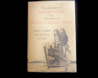 1963 the Adventures of Huckleberry Finn By. Mark Twain samuel - Etsy