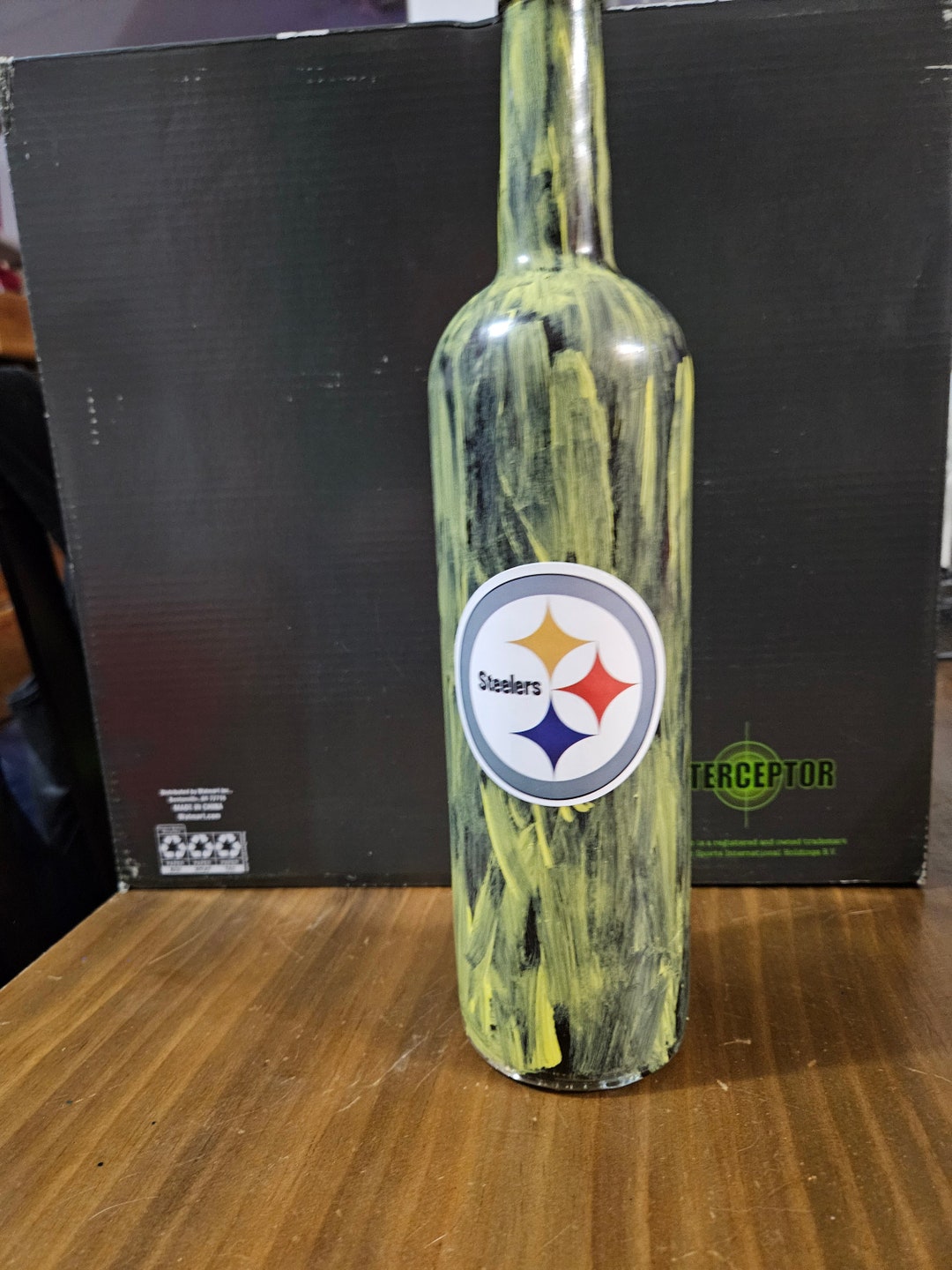 NFL Football Upcycled Lighted Wine Bottles. All 32 Teams Available - Etsy