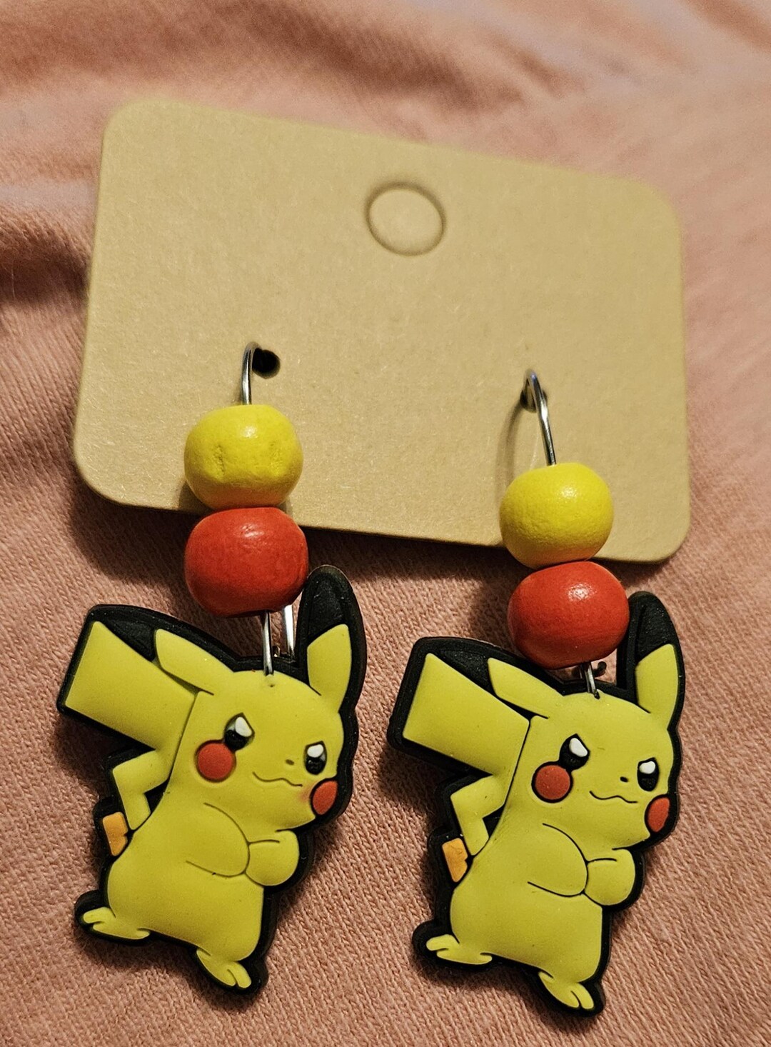 Recycled Shoe Charm Crocs Super Mario Bros Earrings! Fire Flower 1UP ...
