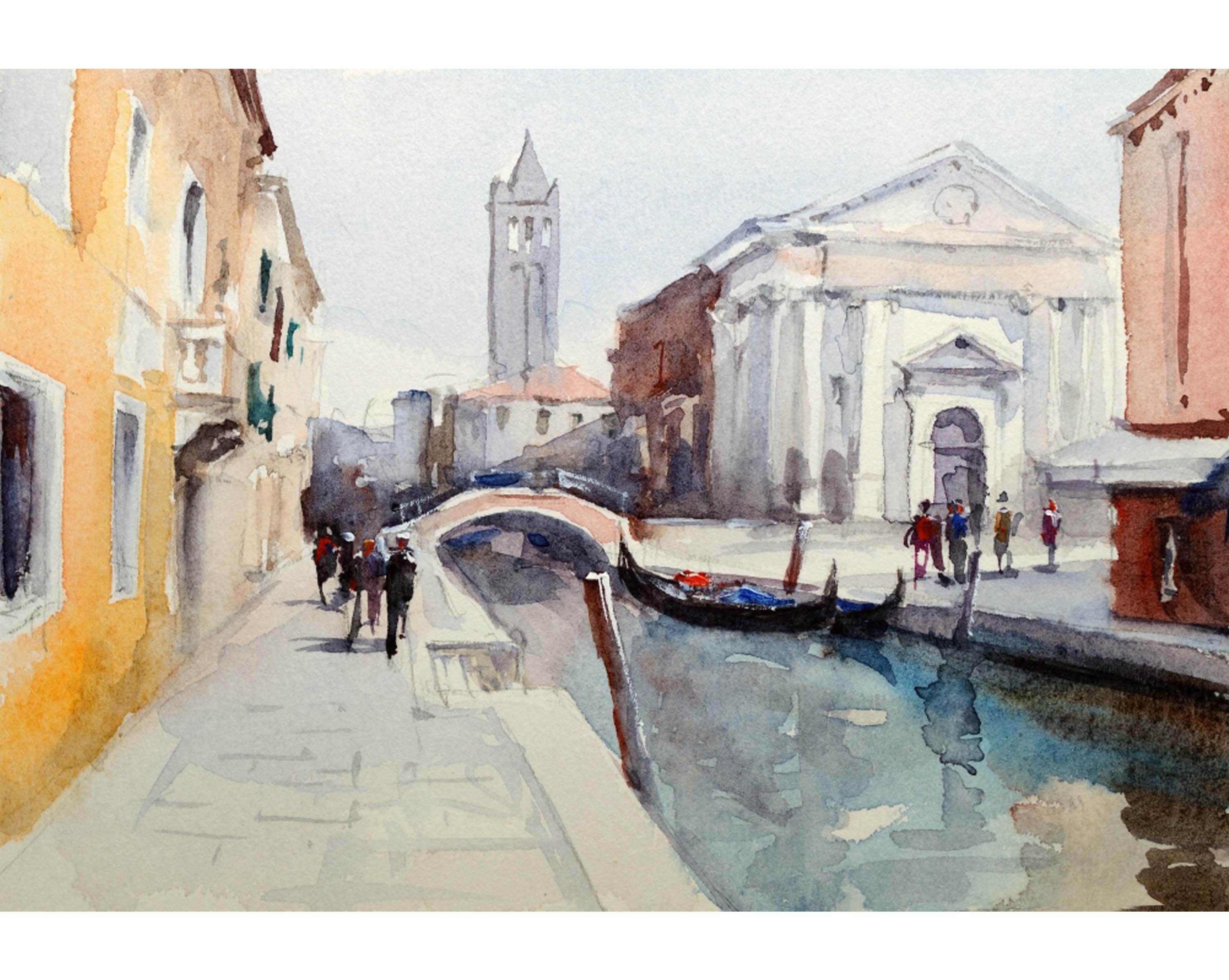 Watercolor Paintings Of Venice