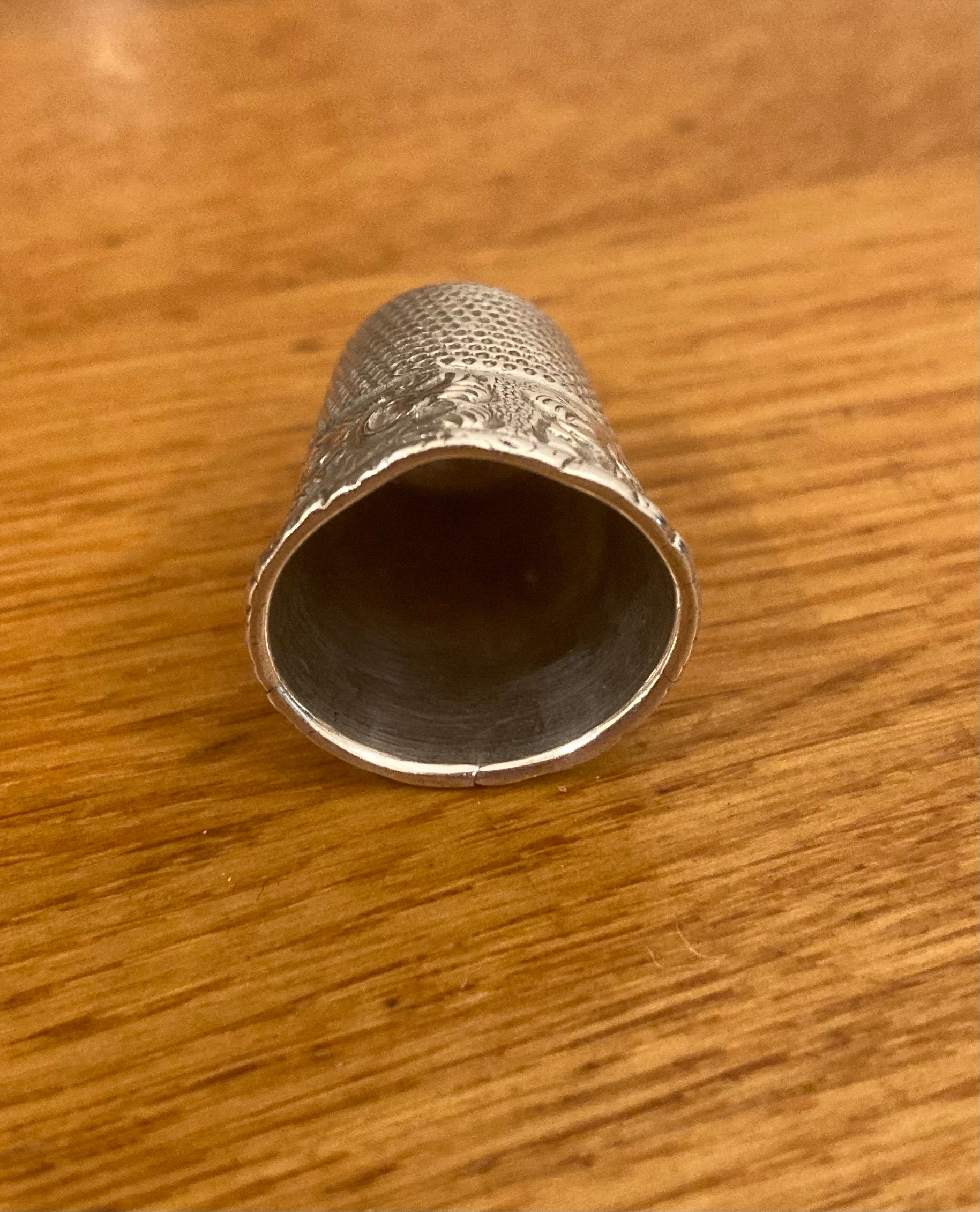 Silver Thimble - Etsy