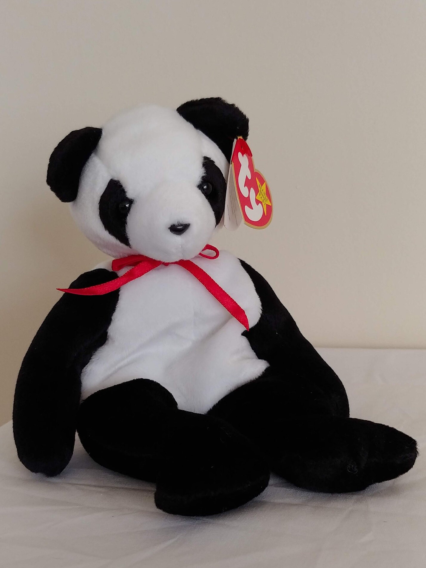 TY Beanie Baby RETIRED fortune the Panda Bear 1997-1998 COLLECTIBLE - Etsy