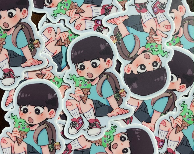 Mob Psycho 100 Sticker | Shigeo Kageyama - Etsy