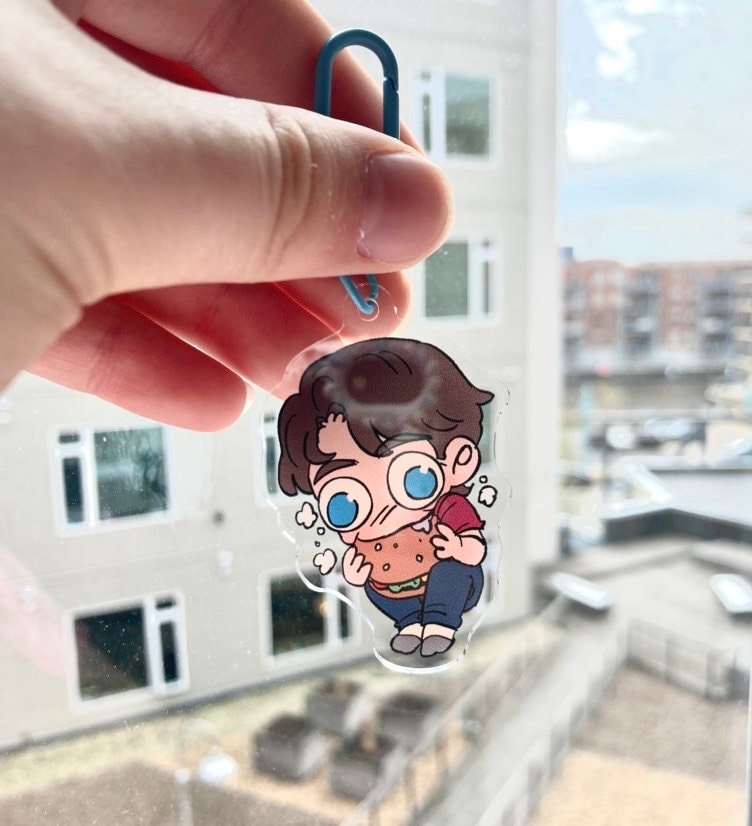 Jerma Cute Whopper Eating Keychain V2 PREORDER - Etsy Australia