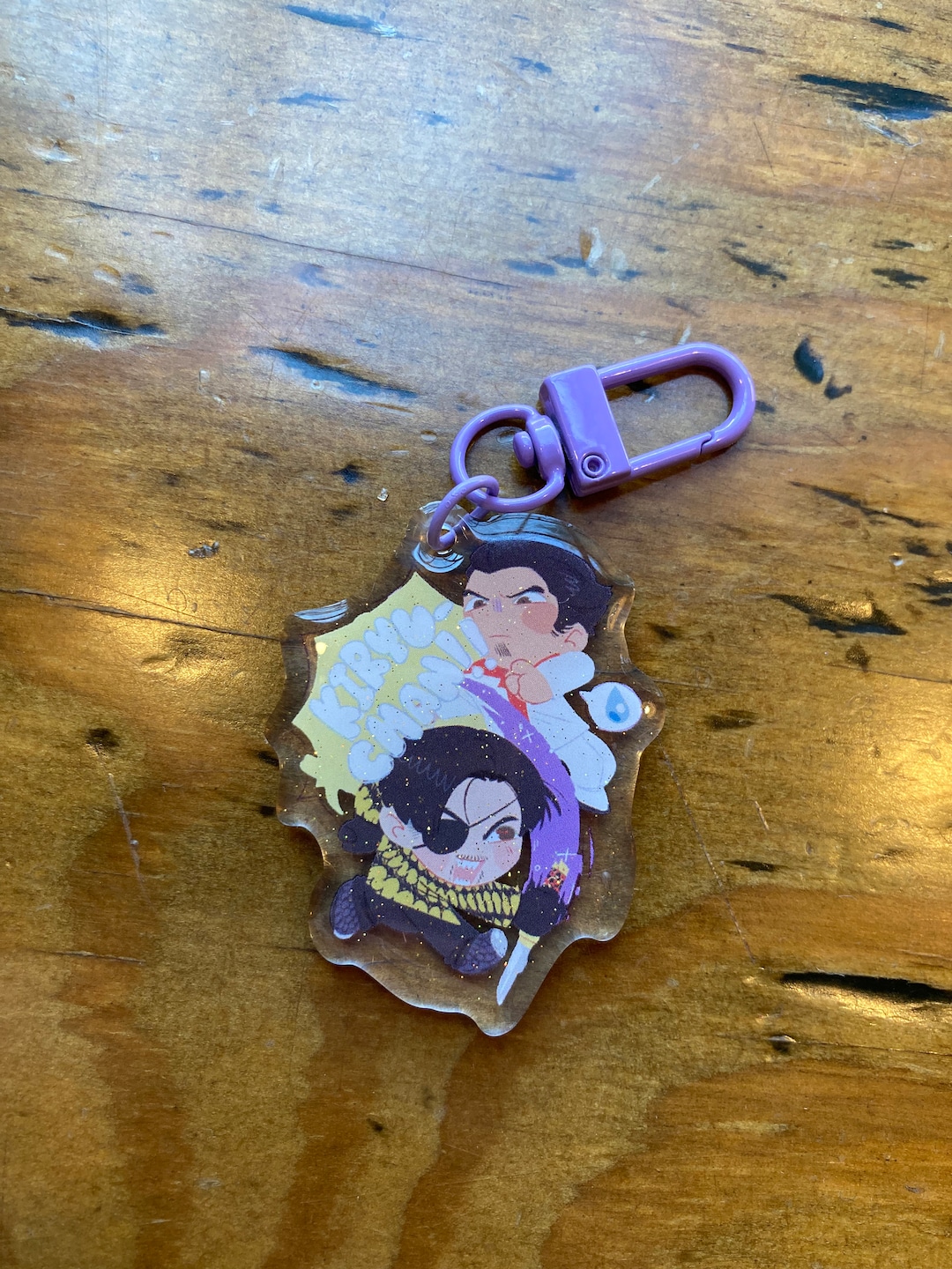 Yakuza Kiryu and Majima Keychain - Etsy