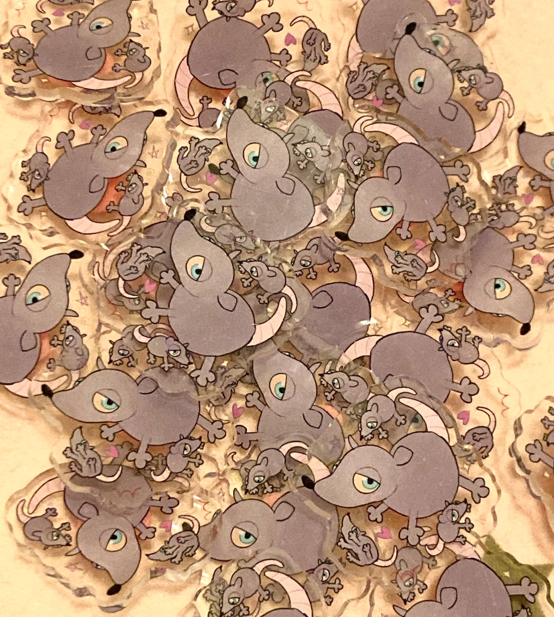 Jerma Rat Movie Cute Acrylic Pin [V2] - Etsy