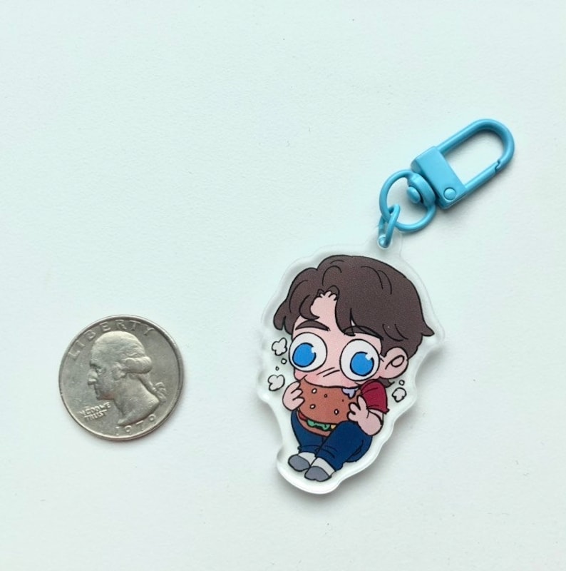 Jerma Cute Whopper Eating Keychain V2 - Etsy