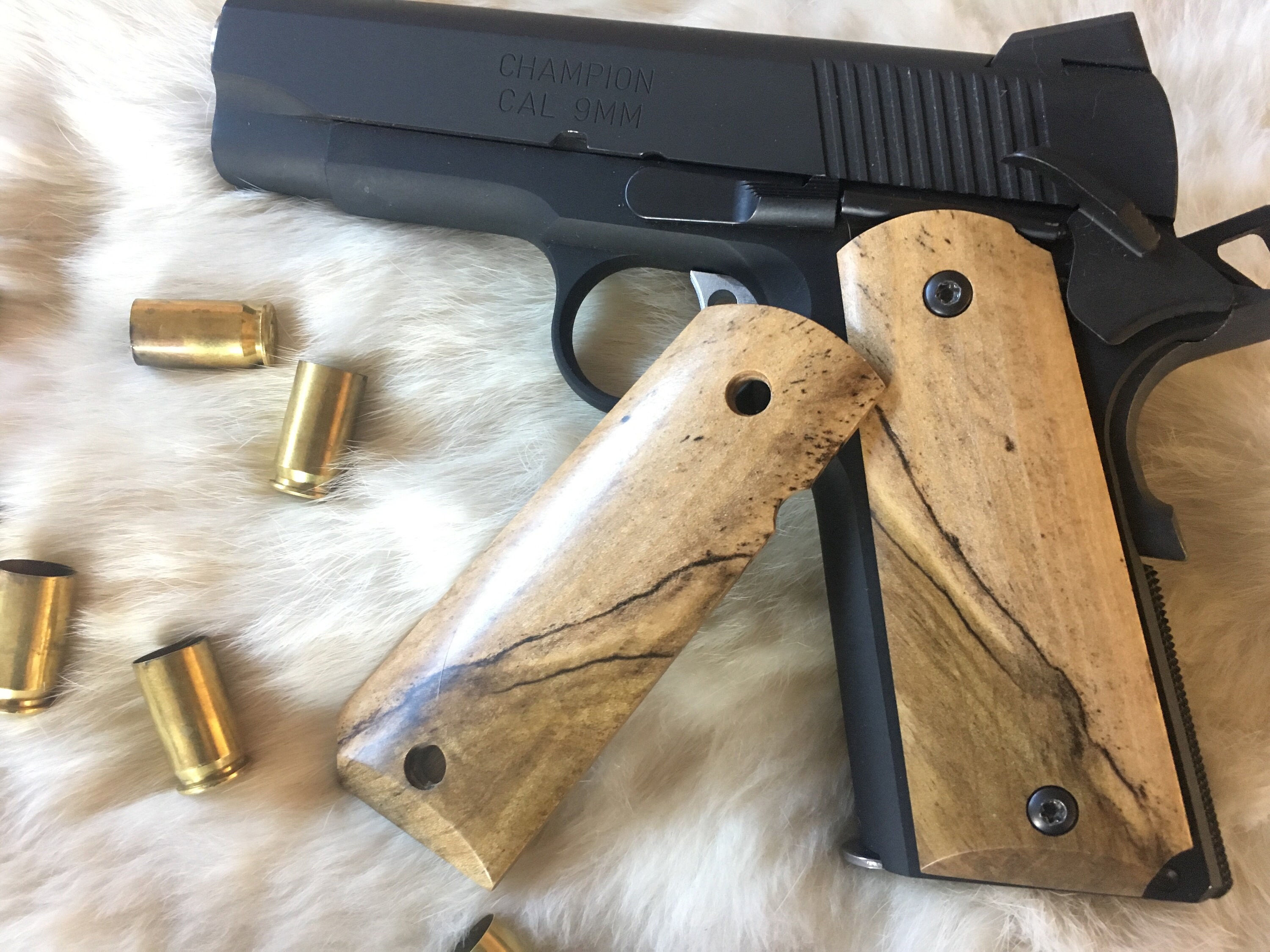 Stabilized Spalted Wood 1911 Grips | Etsy