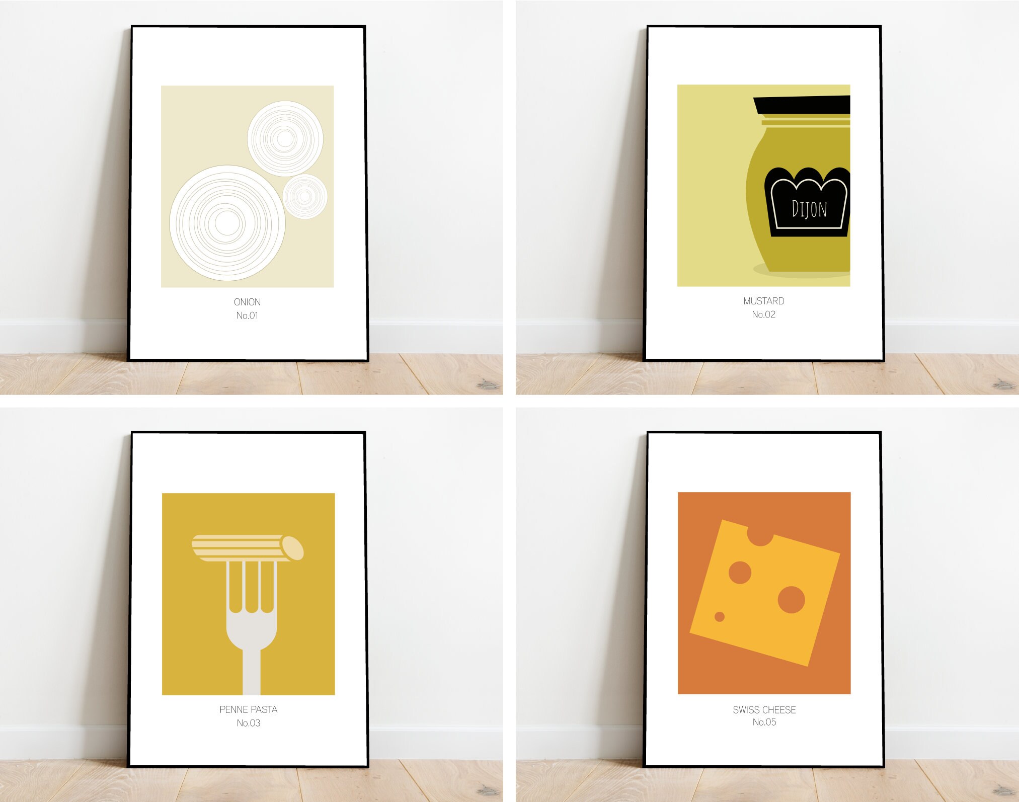 15 Paint colour chart inspired food prints. — Mr Watson Design