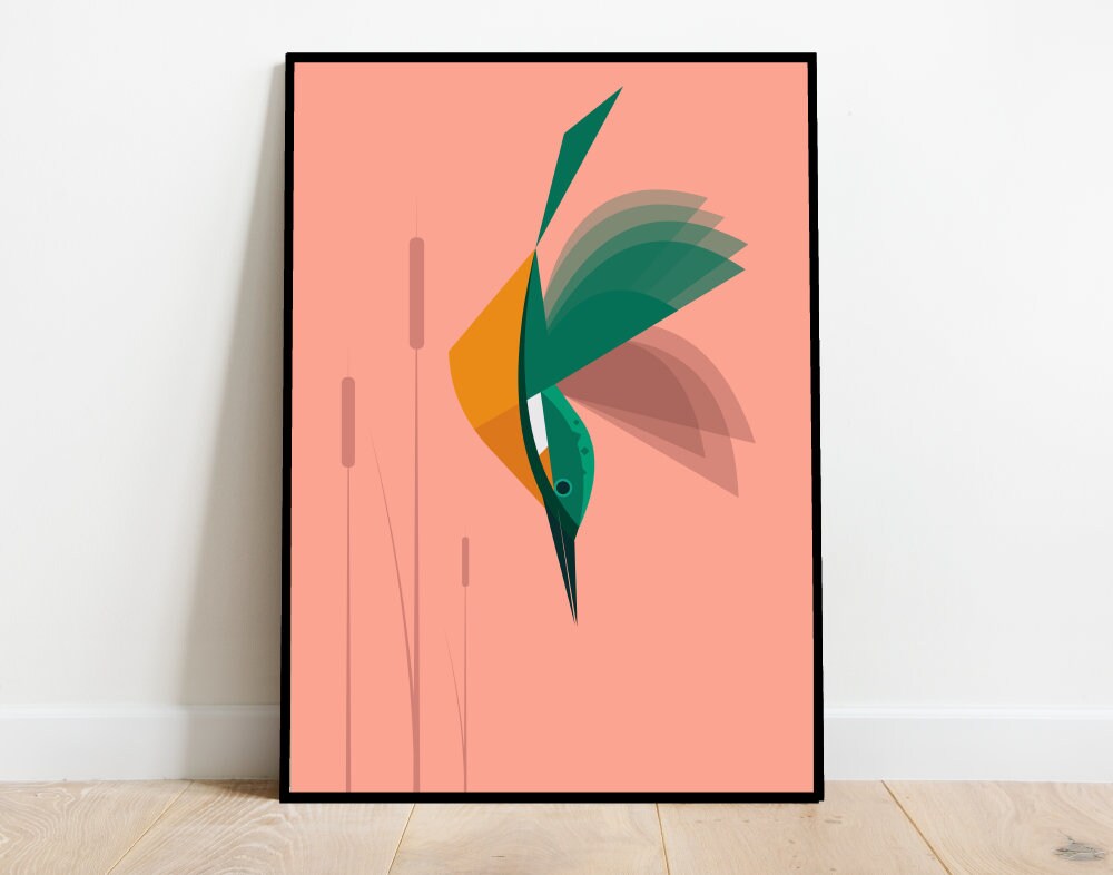 Bold, Colourful Retro inspired art prints — Mr Watson Design