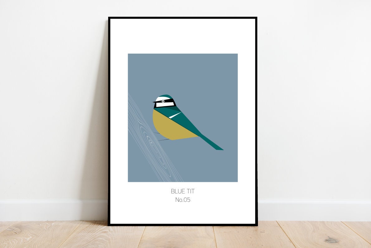 15 Paint colour chart inspired bird prints — Mr Watson Design