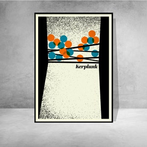 Kerplunk Retro Board Game, Retro Midcentury 1960s Illustration Print ...