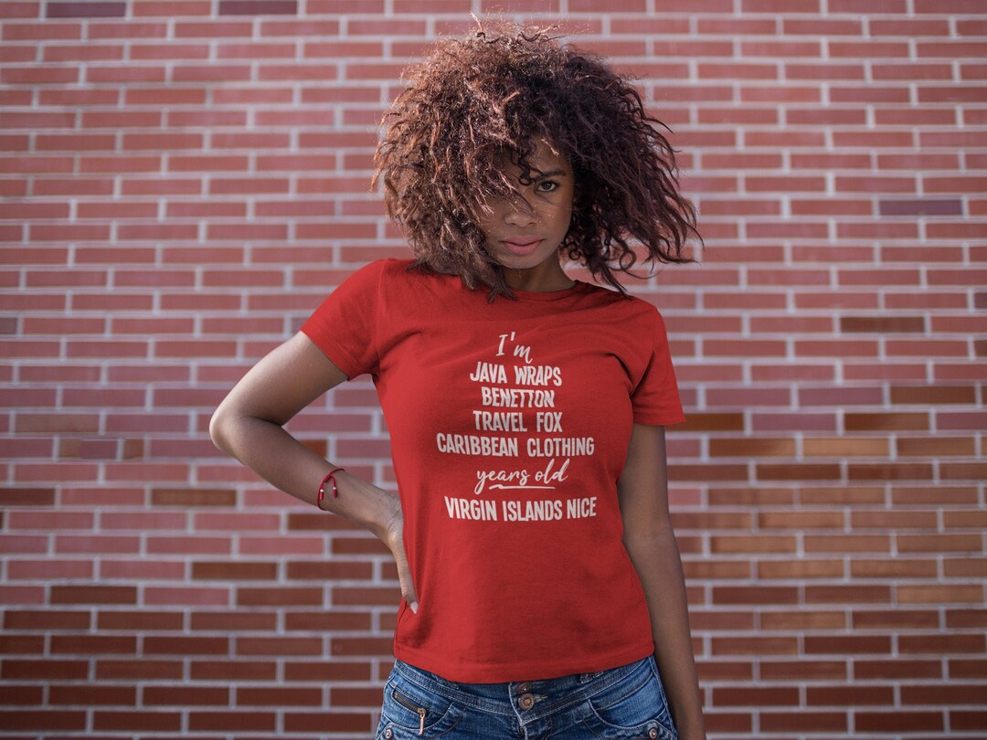 Virgin Islands Tshirt - St.croix, Thomas, John - Java Wraps Benetton ...