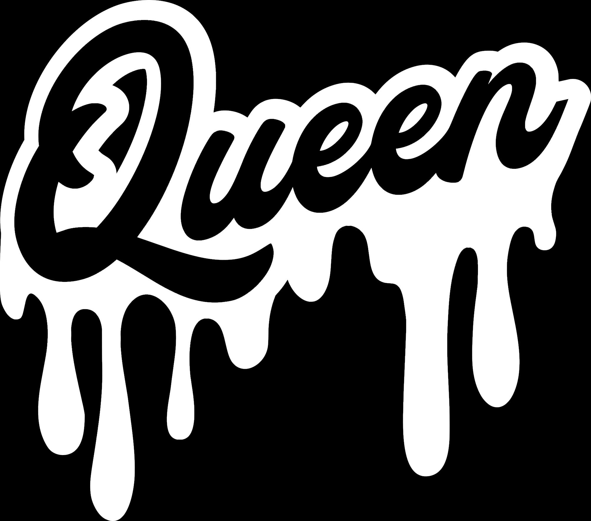 Queen T-shirt Dripping in Queendom Shirt print on Front & | Etsy