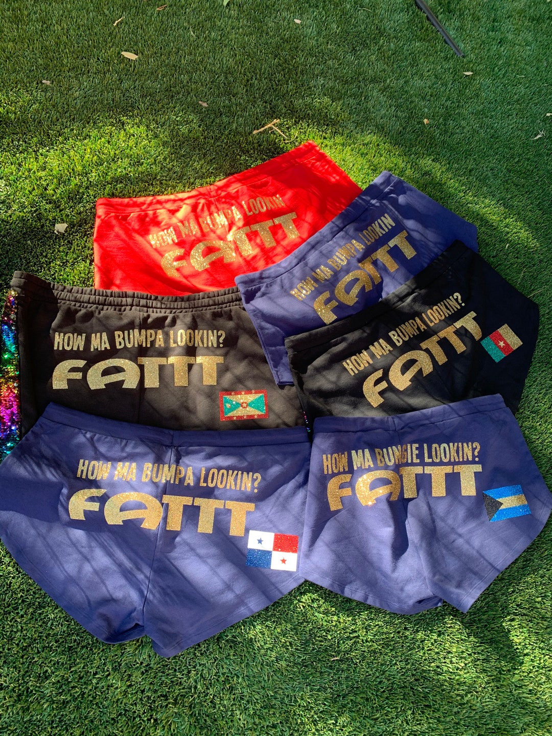 How Ma Bumpa Lookin? FATTT - Booty Shorts Romper Dress Batty Rider ...