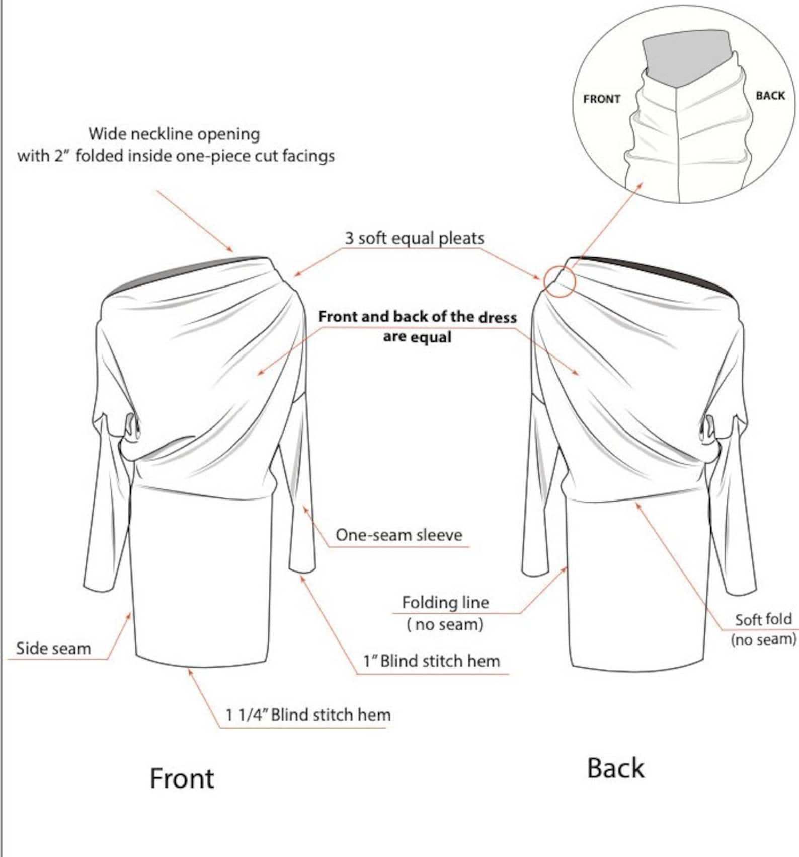 Printable PDF Sewing Pattern Easy Video Tutorial for Making an ...
