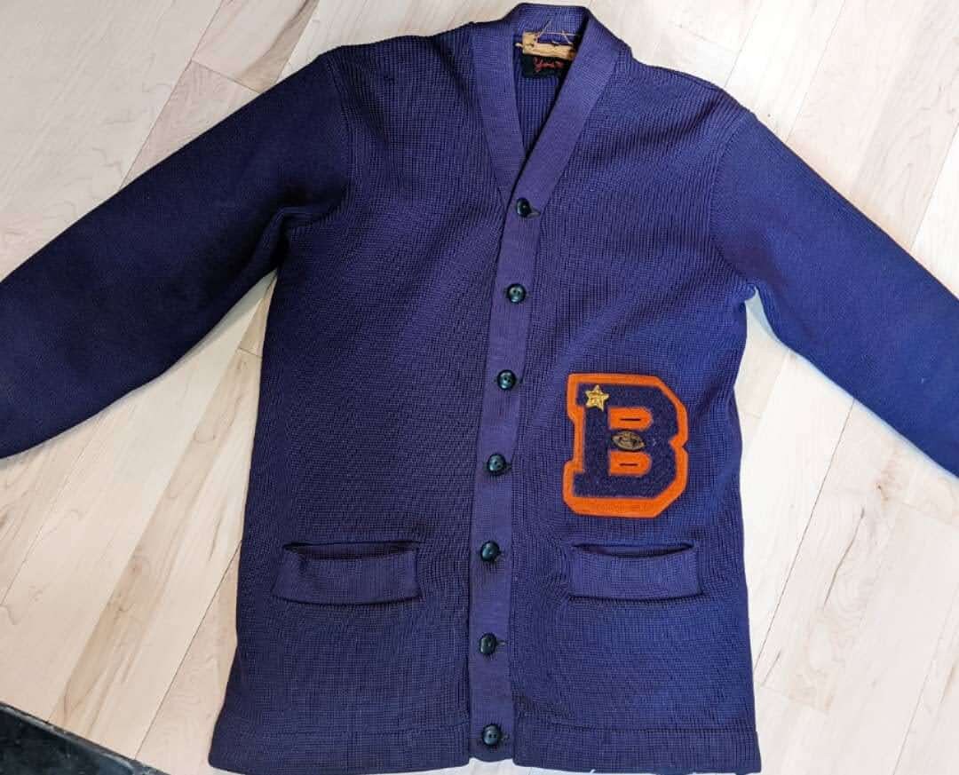 Vintage 1940's 1950's Football Letter Cardigan Yost Name Label - Etsy