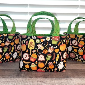 Halloween Tote Bag, Trick or Treat Bag, Kidstote Bag, Candy Bag ...