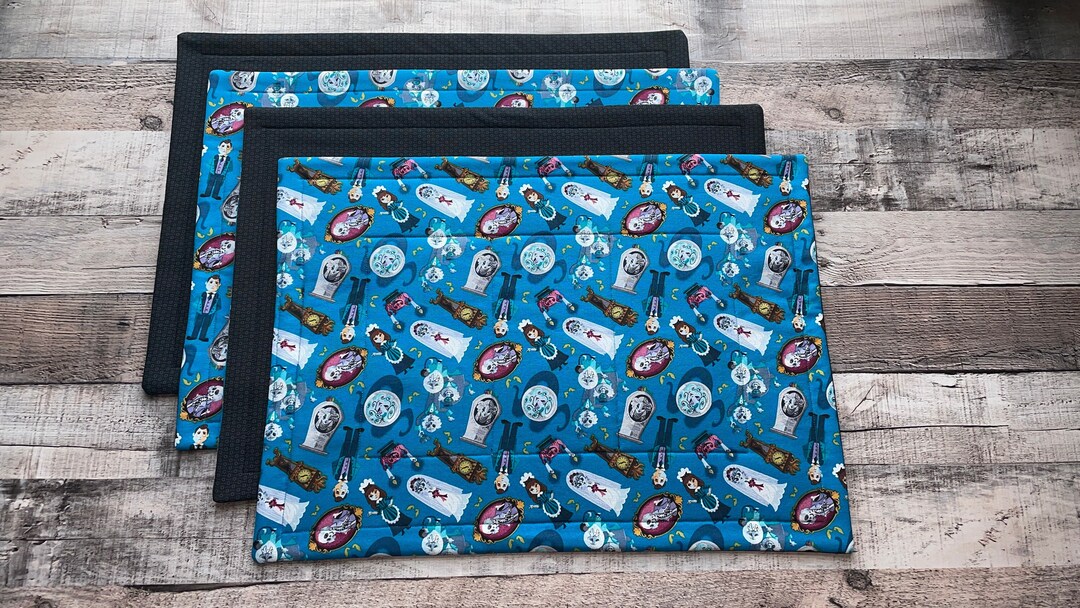 Haunted Mansion Quilted Placemats Patriotic Disney - Etsy