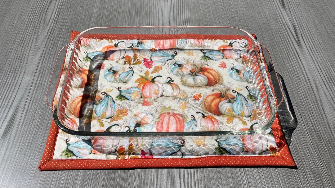 Quilted Pumpkin Hot Pad: Reversible Fall Trivet, Thanksgiving Decor - Etsy
