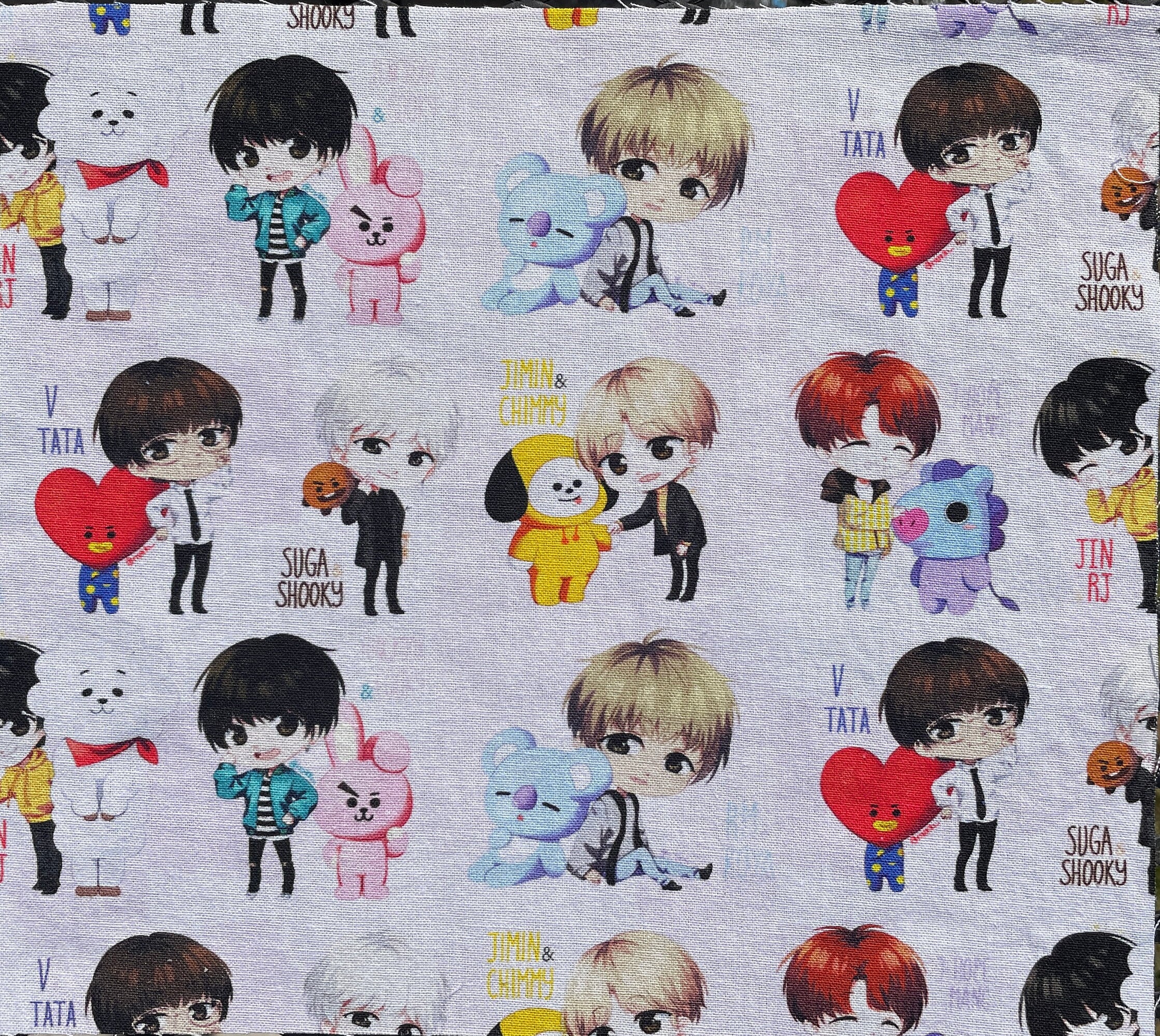 BTS Face Mask BT21 Face Mask BTS Army Mask Kpop Mask - Etsy