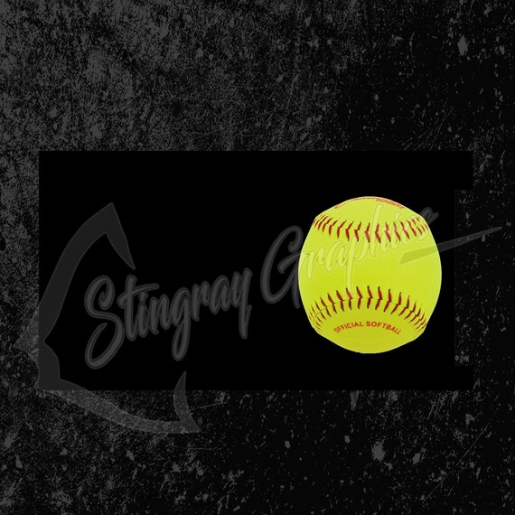 Custom Softball License Plate | Etsy