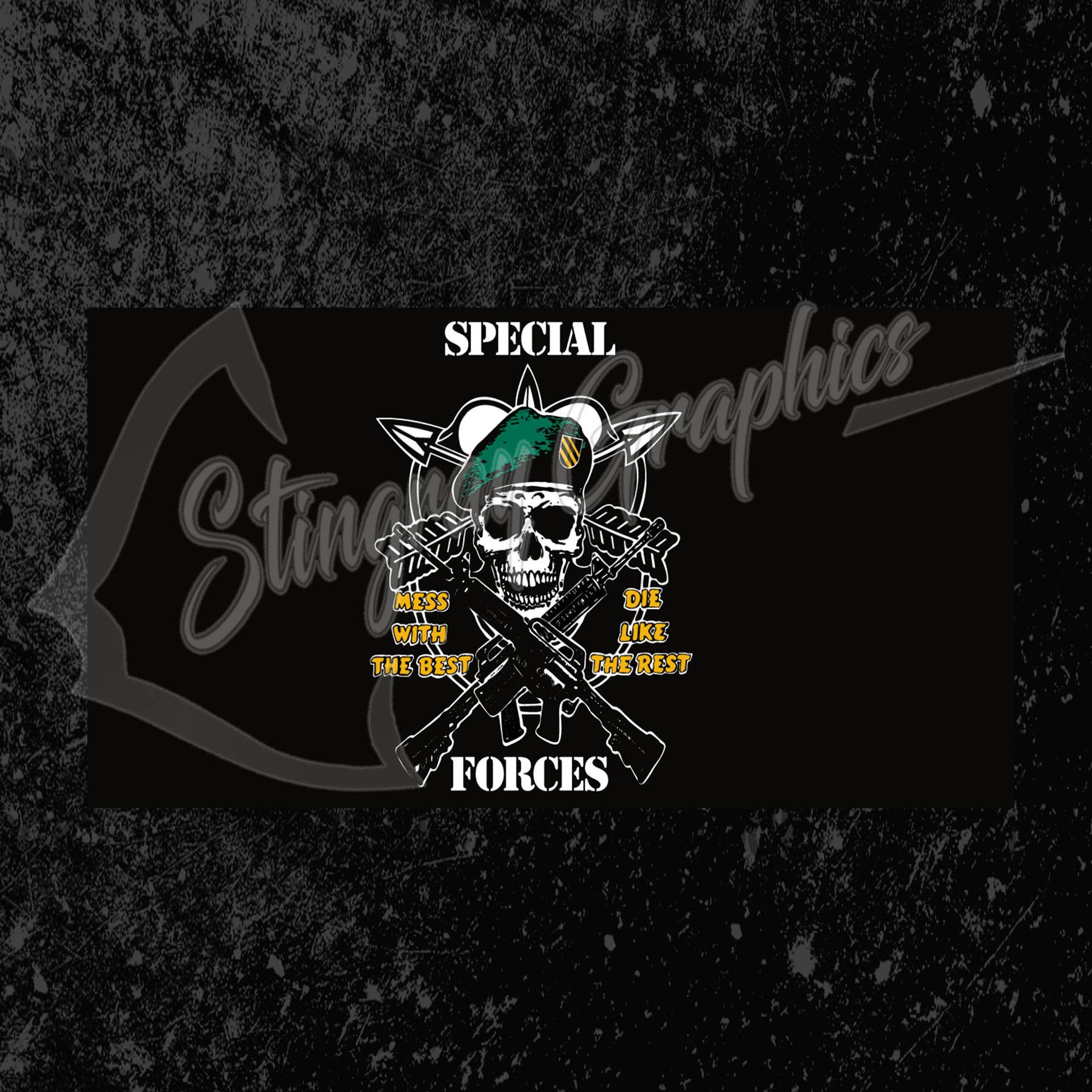 Special Forces Logo Mess With The Best