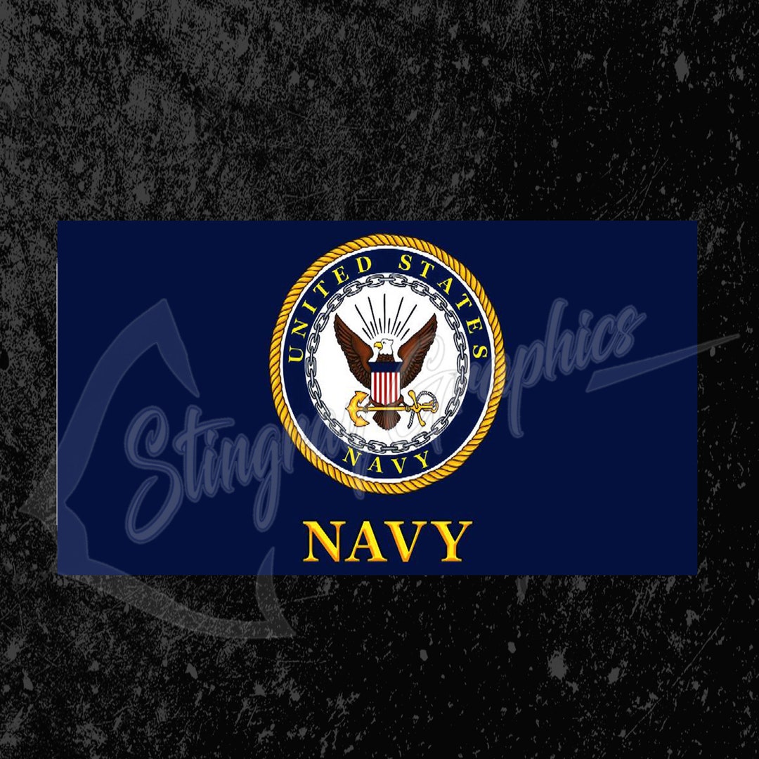 United States Navy License Plate - Etsy