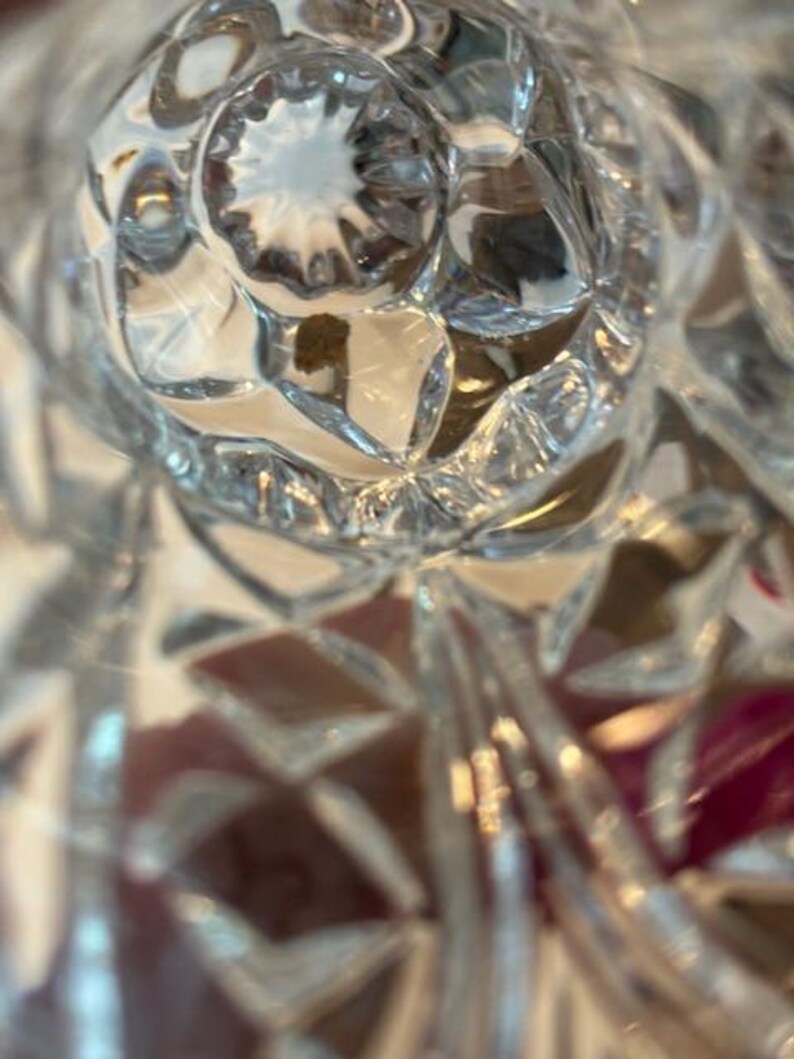 Zajecar Vintage 24% Lead Crystal Glass Yugoslavian Bud Vase/toothpick ...