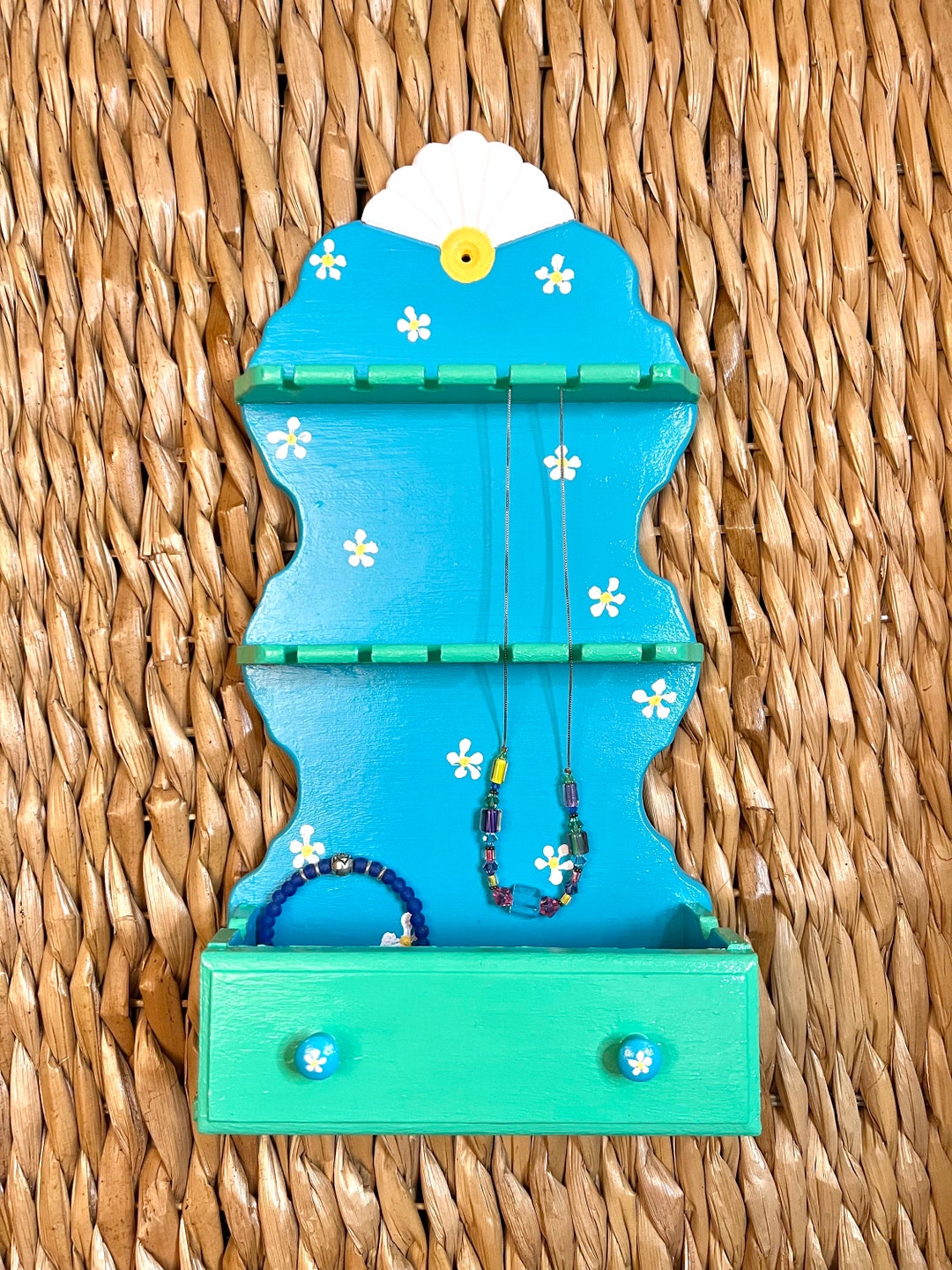 Jewelry Display - Repurposed Spoon Display, Hand Painted - Etsy