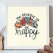 You Deserve to Be Happy, 8x8 Print, Art Print, Illustration, Wall Art ...
