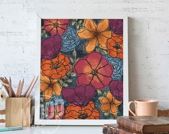 8x10 Flower Print - Etsy