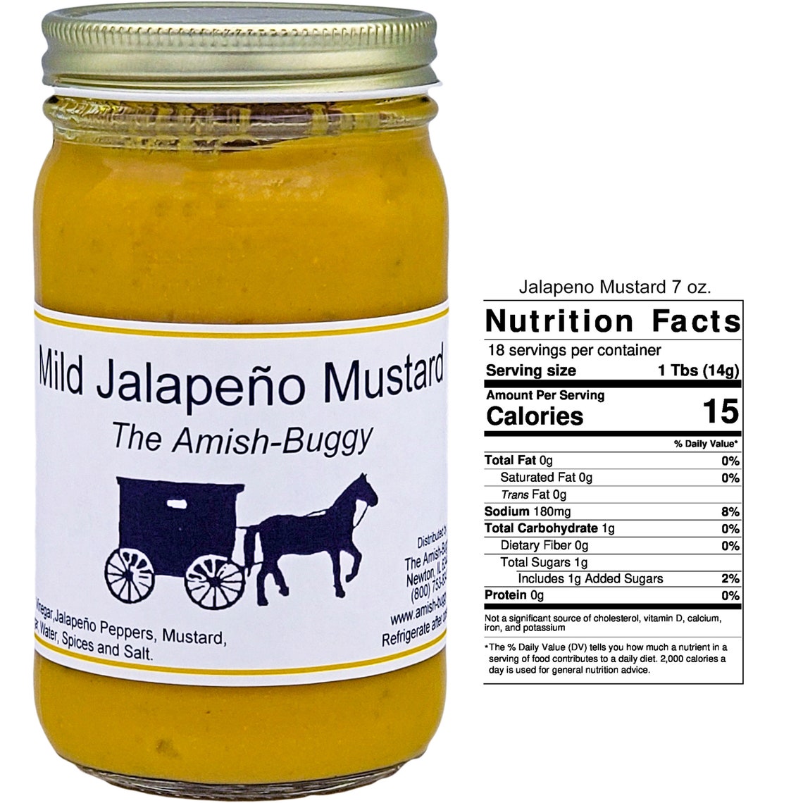 Amish Made Mustards 7 Oz. All Natural - Etsy