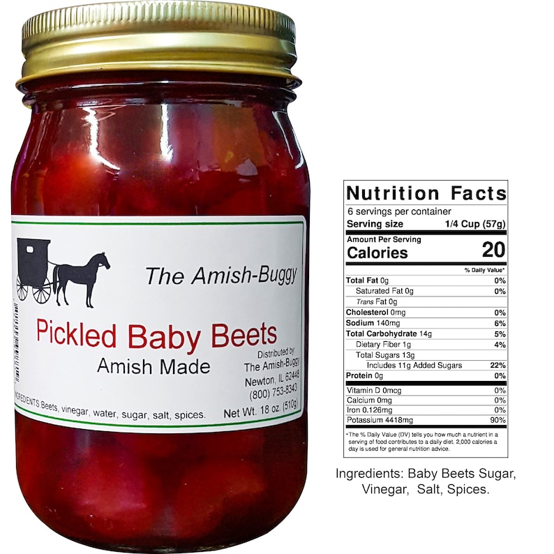 Amish Made Canned Pickled Vegetables (2 Jars per Flavor) - Etsy