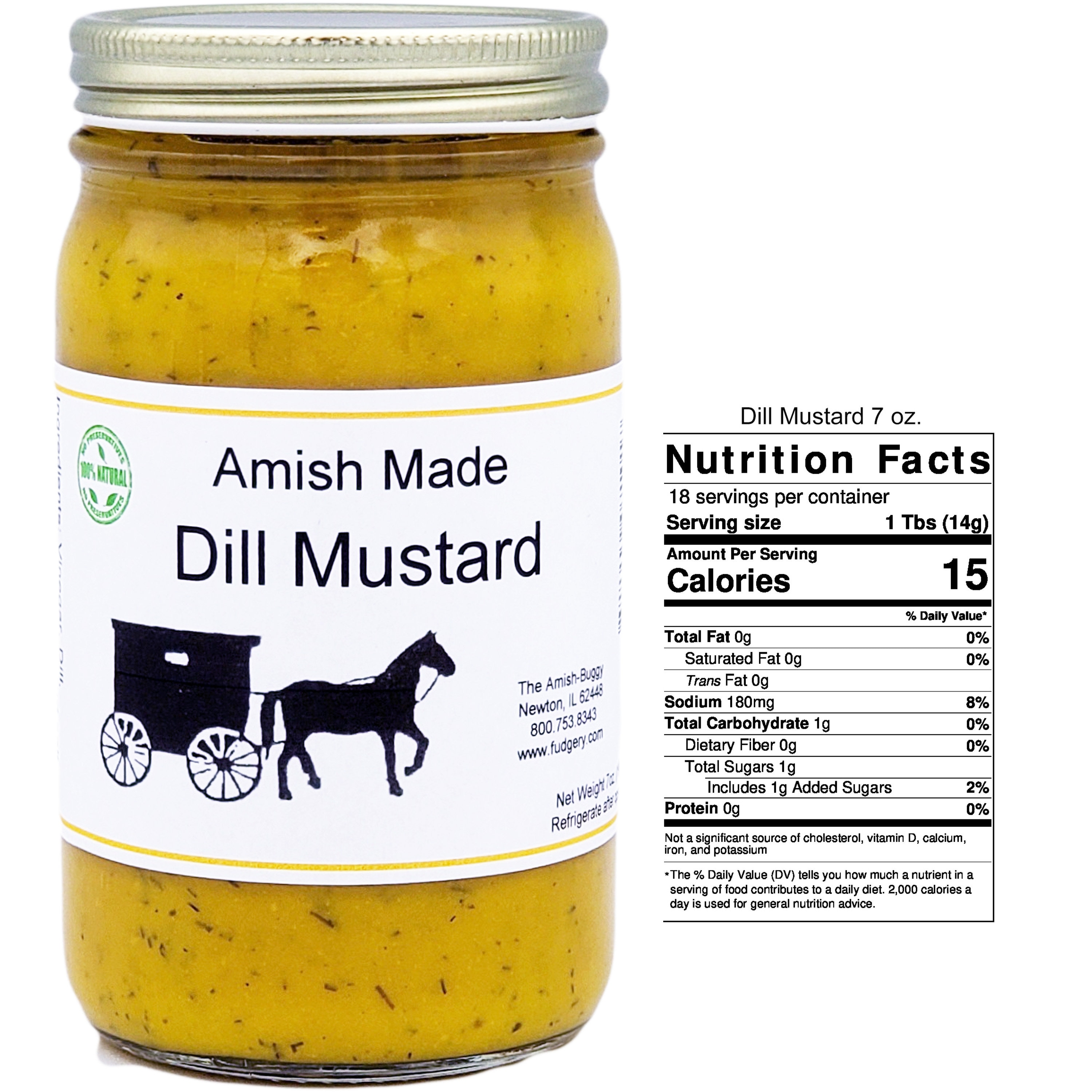 Amish Made Mustards 7 Oz. All Natural - Etsy