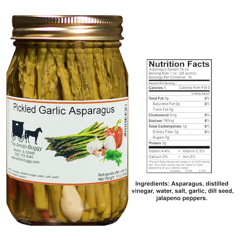 Amish Made Canned Pickled Vegetables (2 Jars per Flavor) - Etsy
