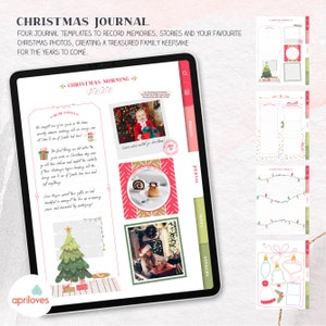 Digital Christmas Memory Keeper Book Journal, Digital Christmas Photo ...