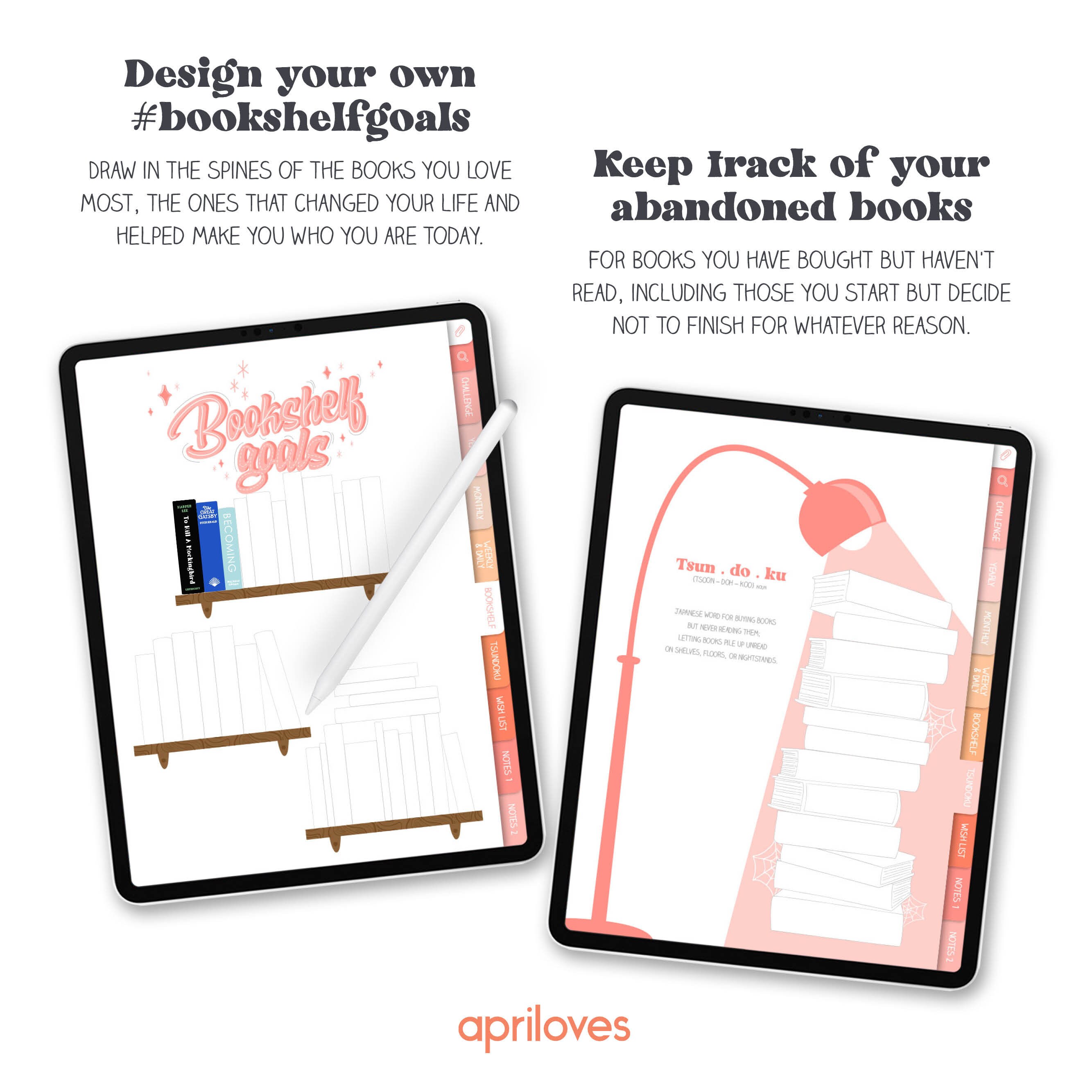Digital Reading Journal, Reading Planner, Book Tracker, Reading Log ...