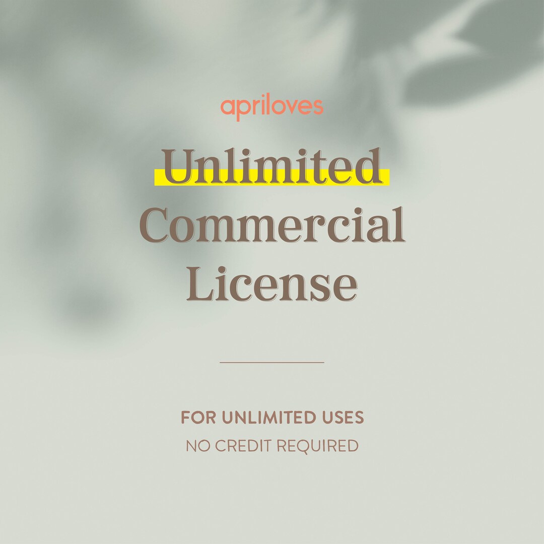 UNLIMITED Commercial License for Commercial Use of Graphic Design ...