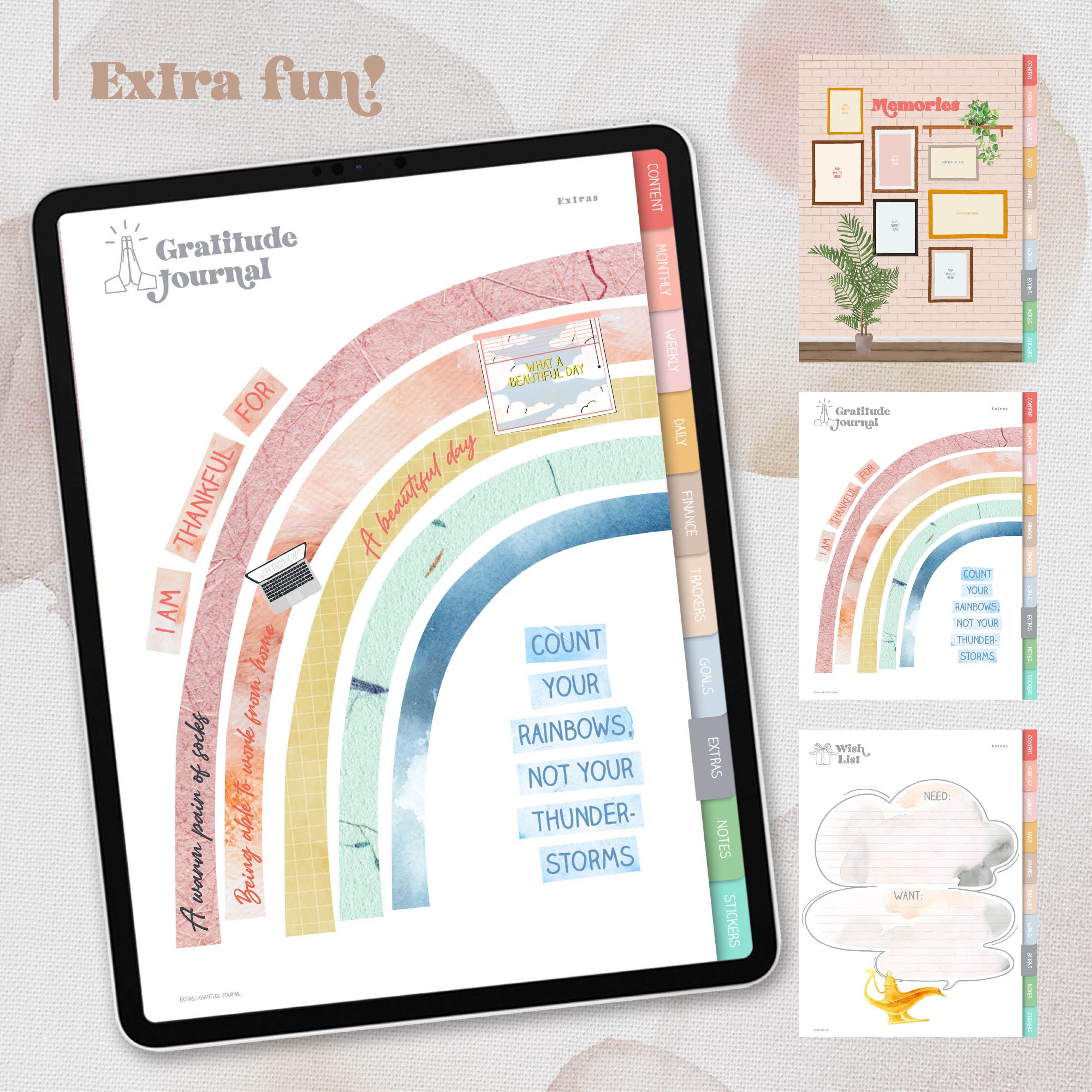 Undated Digital Life Planner Ipad Planner Cute Goodnotes | Etsy
