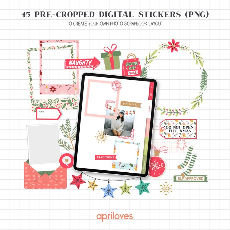 Digital Christmas Memory Keeper Book Journal Digital - Etsy