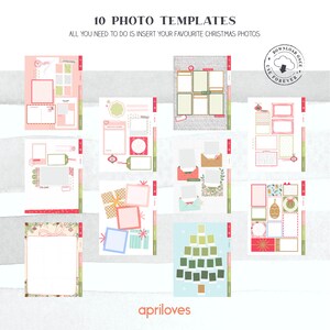 Digital Christmas Memory Keeper Book Journal, Digital Christmas Photo ...