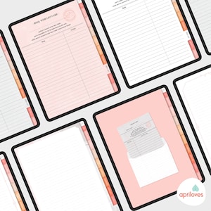 Digital Reading Journal, Reading Planner, Book Tracker, Reading Log ...