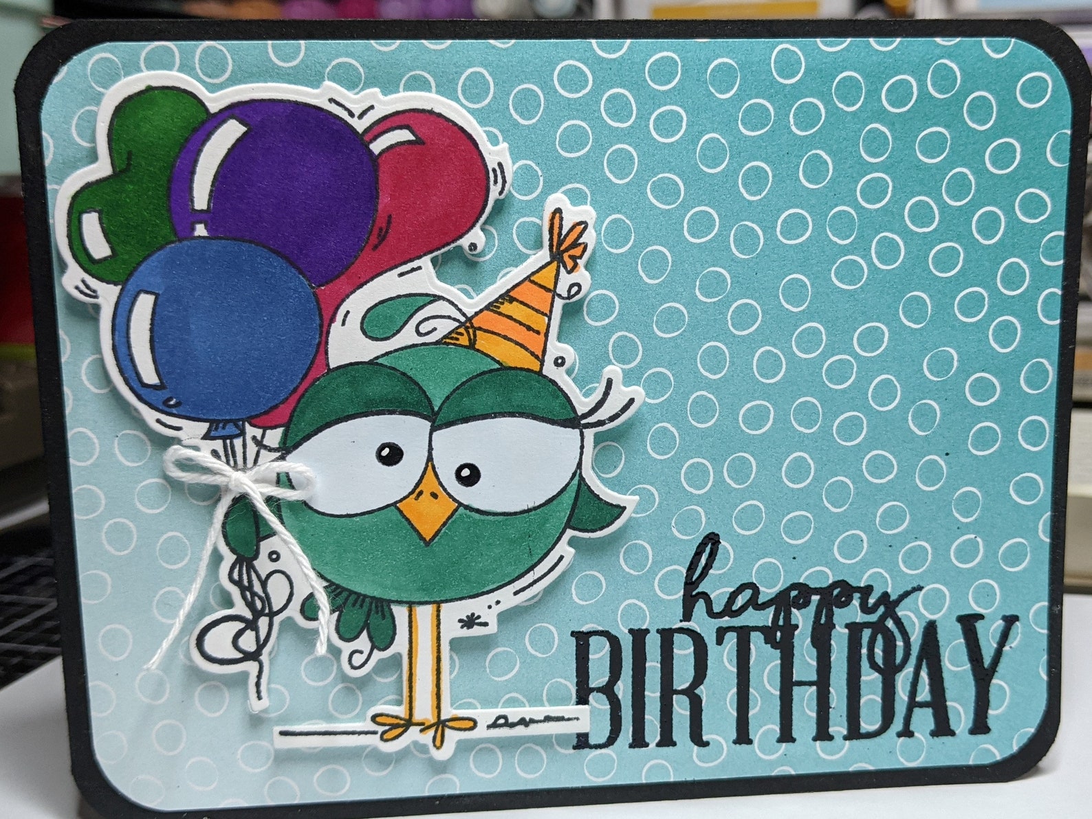 Kooky Bird Birthday Card | Etsy
