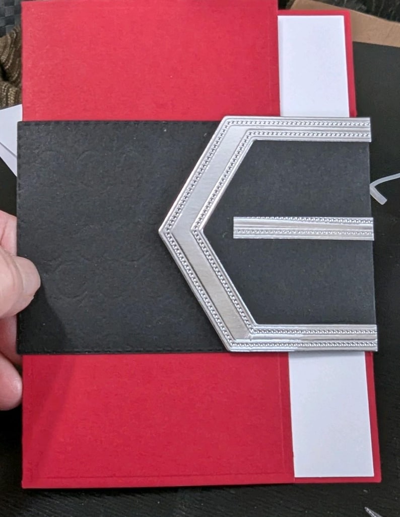 Santa Jacket Christmas Card - Etsy