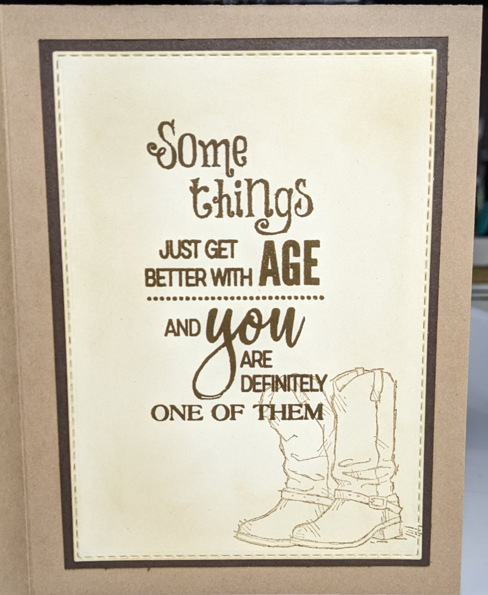 Cowboy Boots Happy Birthday Card - Etsy